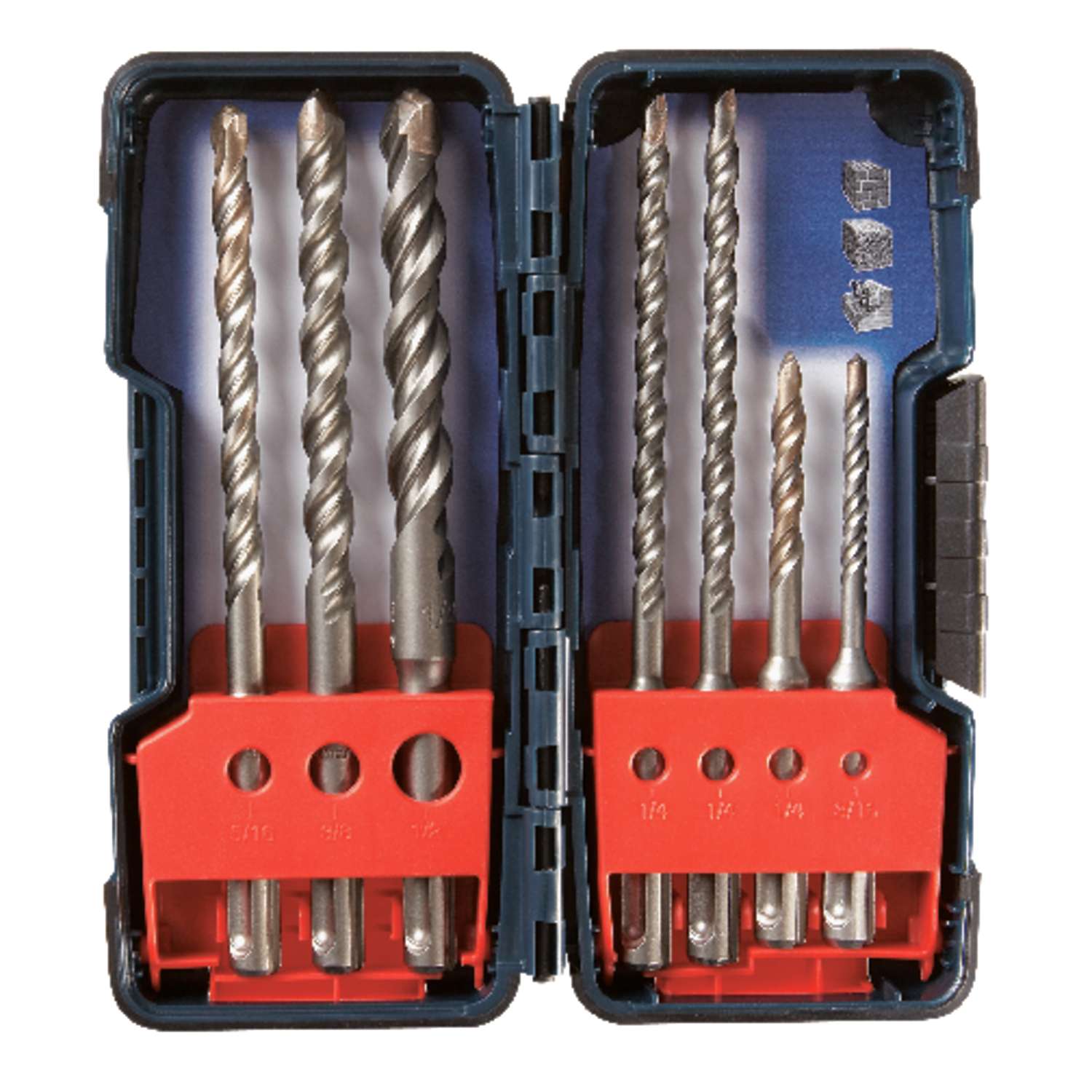 Bosch Bulldog Steel SDS-plus Drill Bit Set 7 pc - Ace Hardware