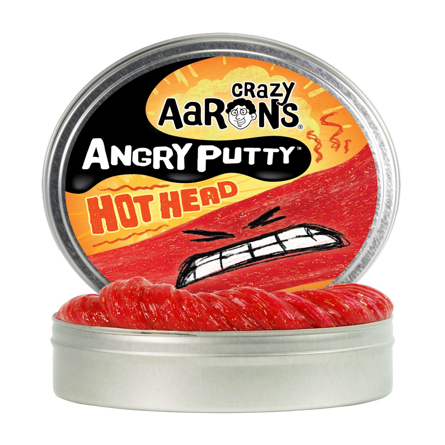 Crazy Aaron's Angry Putty Thinking Putty Silicone Red - Ace Hardware