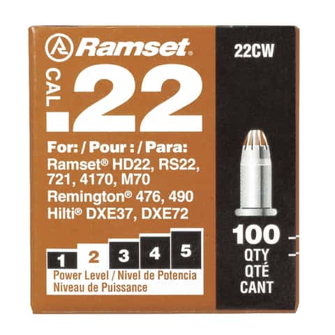 Ramset 0.22 in. D Steel Powder Loads 100 pk - Ace Hardware