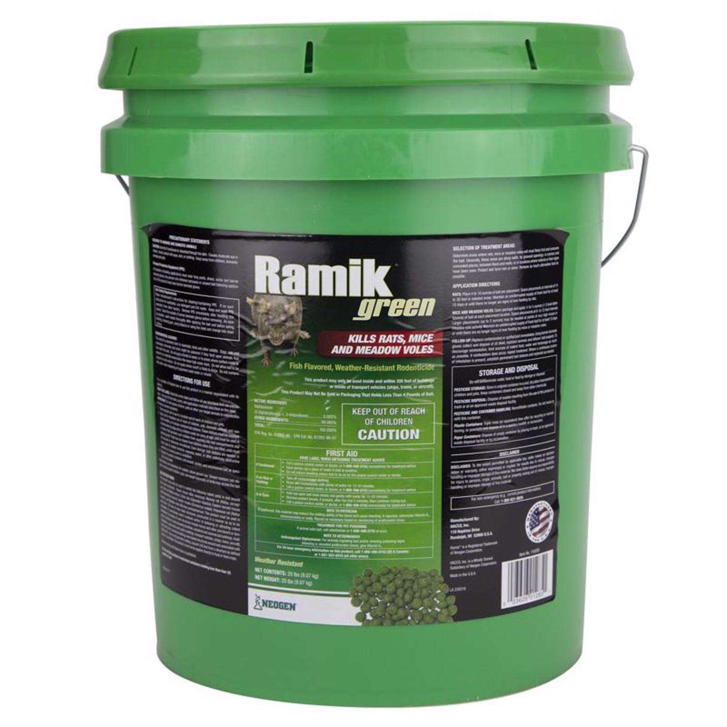 Ramik Toxic Fish-Flavored Rodenticide Bait Nuggets For Mice and Rats 15 ...