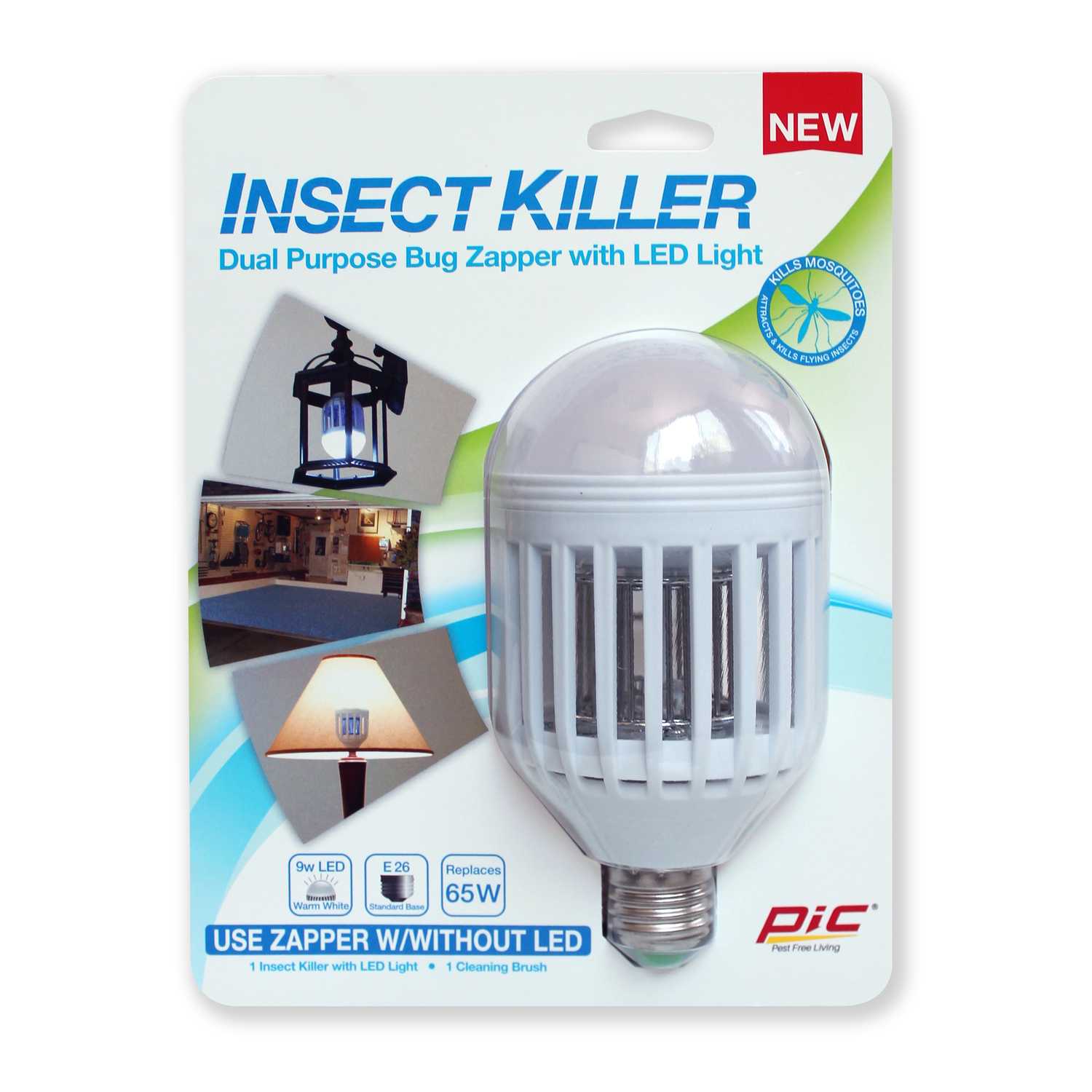 PIC Indoor and Outdoor Electric Insect Killer Replacement Bulb 855 sq ...