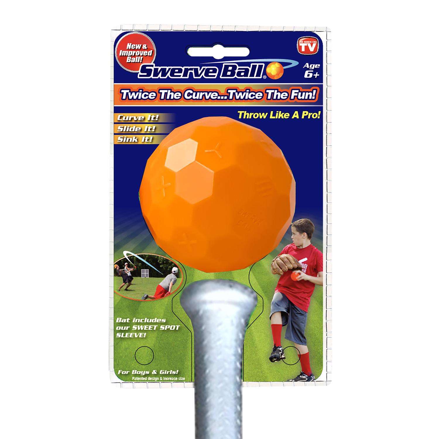 Swerve Ball Ball and Bat Combo Multicolored - Ace Hardware