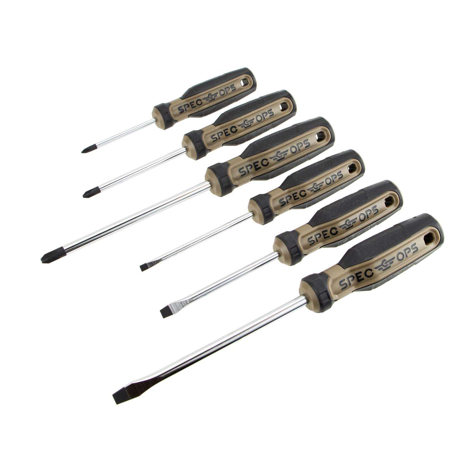 Spec Ops Phillips/Slotted Screwdriver Set 6 pc Mfr# SPEC-S-6PK - Ace ...