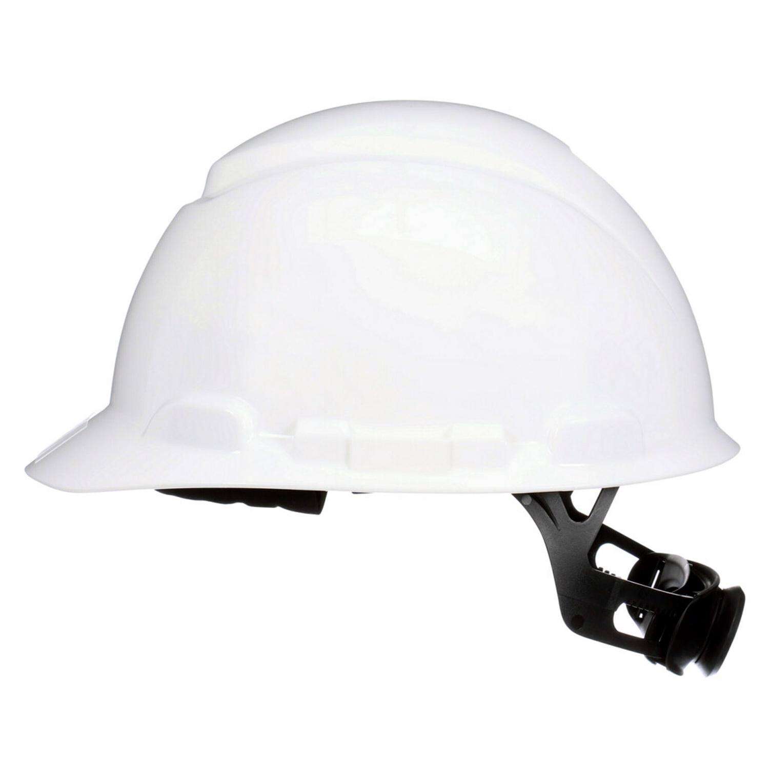 3M SecureFit 4-Point Ratchet Cap Style Hard Hat White - Ace Hardware