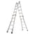 Little Giant 22 ft. H Aluminum Articulating Ladder Type IA 300 lb ...