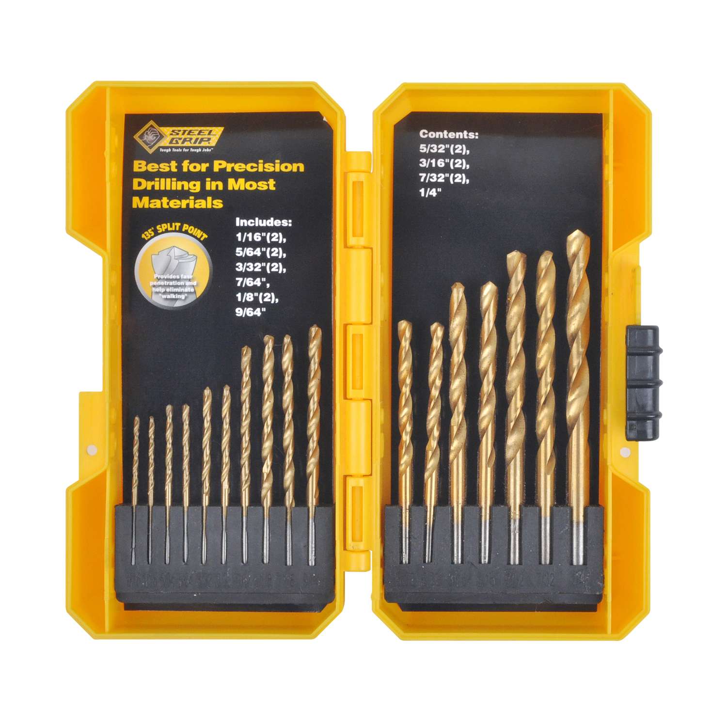 Steel Grip Titanium Drill Bit Set 17 pc - Ace Hardware