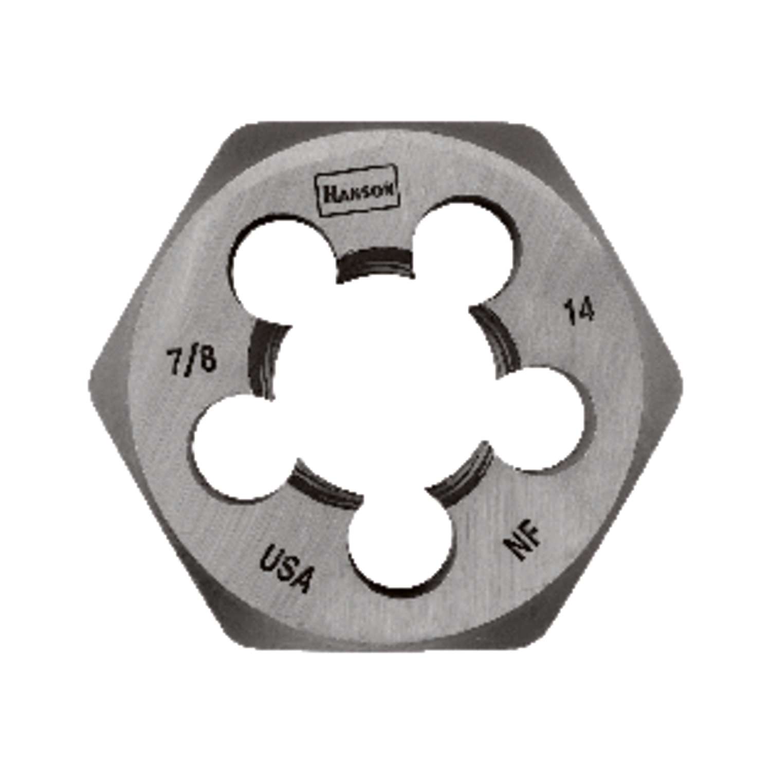 Irwin Hanson High Carbon Steel SAE Hexagon Die 7/8 in. 1 pc - Ace Hardware
