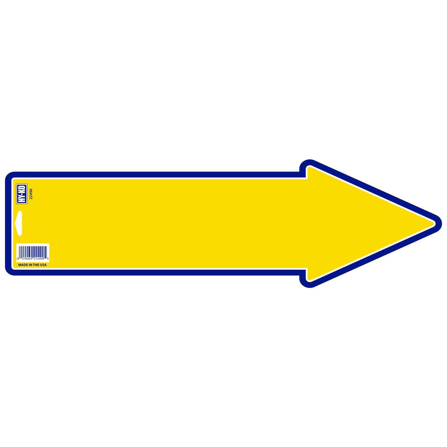 Hy-Ko English Yellow Blank Sign 17 in. H X 5 in. W - Ace Hardware