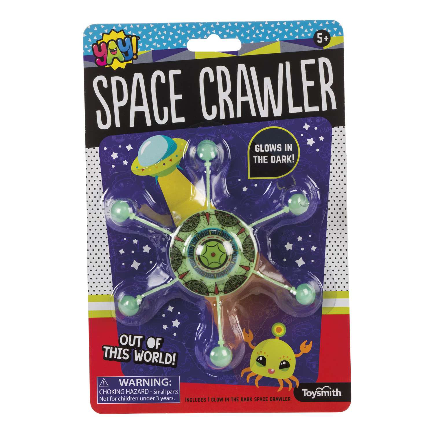 Toysmith Yay Space Crawler Plastic Multicolored - Ace Hardware