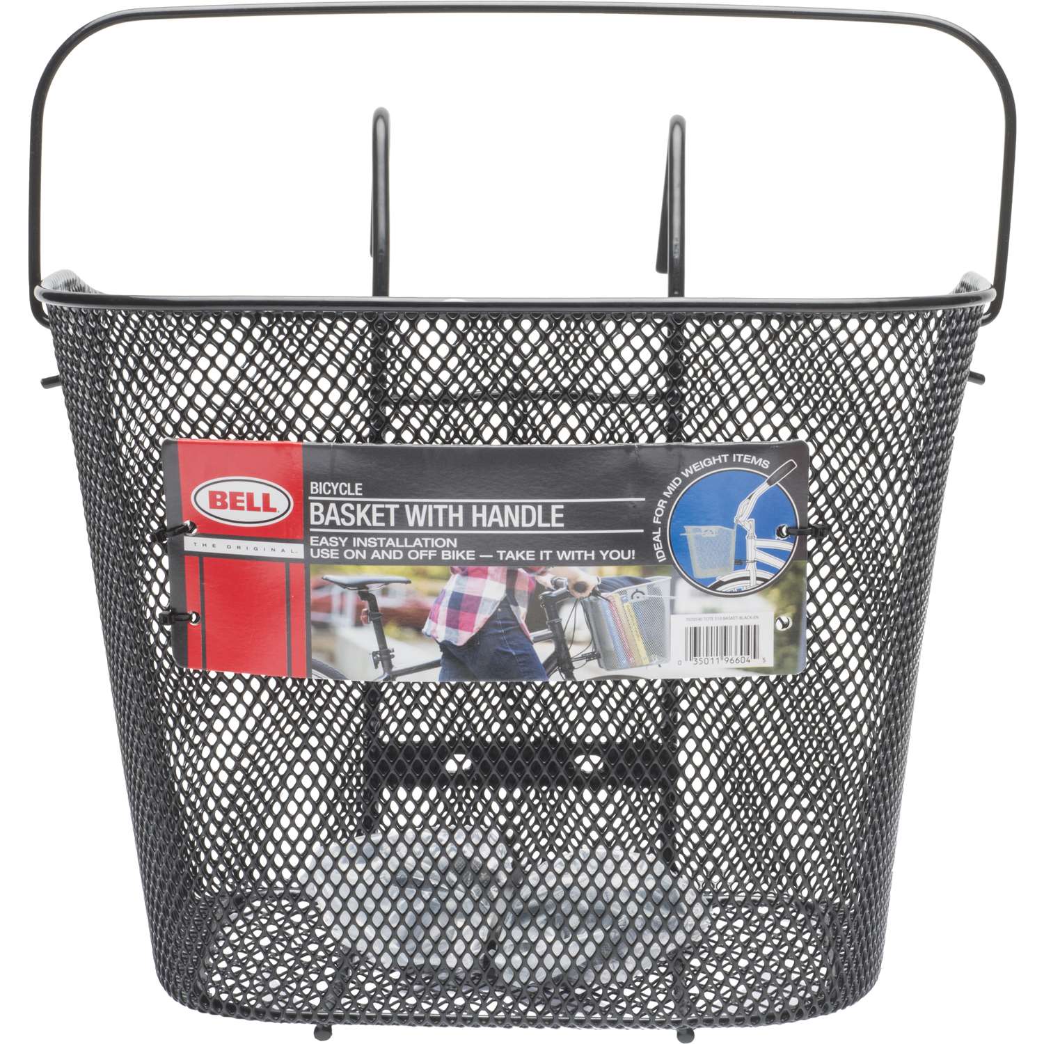 Bell Sports Tote Wire Mesh Bike Basket Black - Ace Hardware