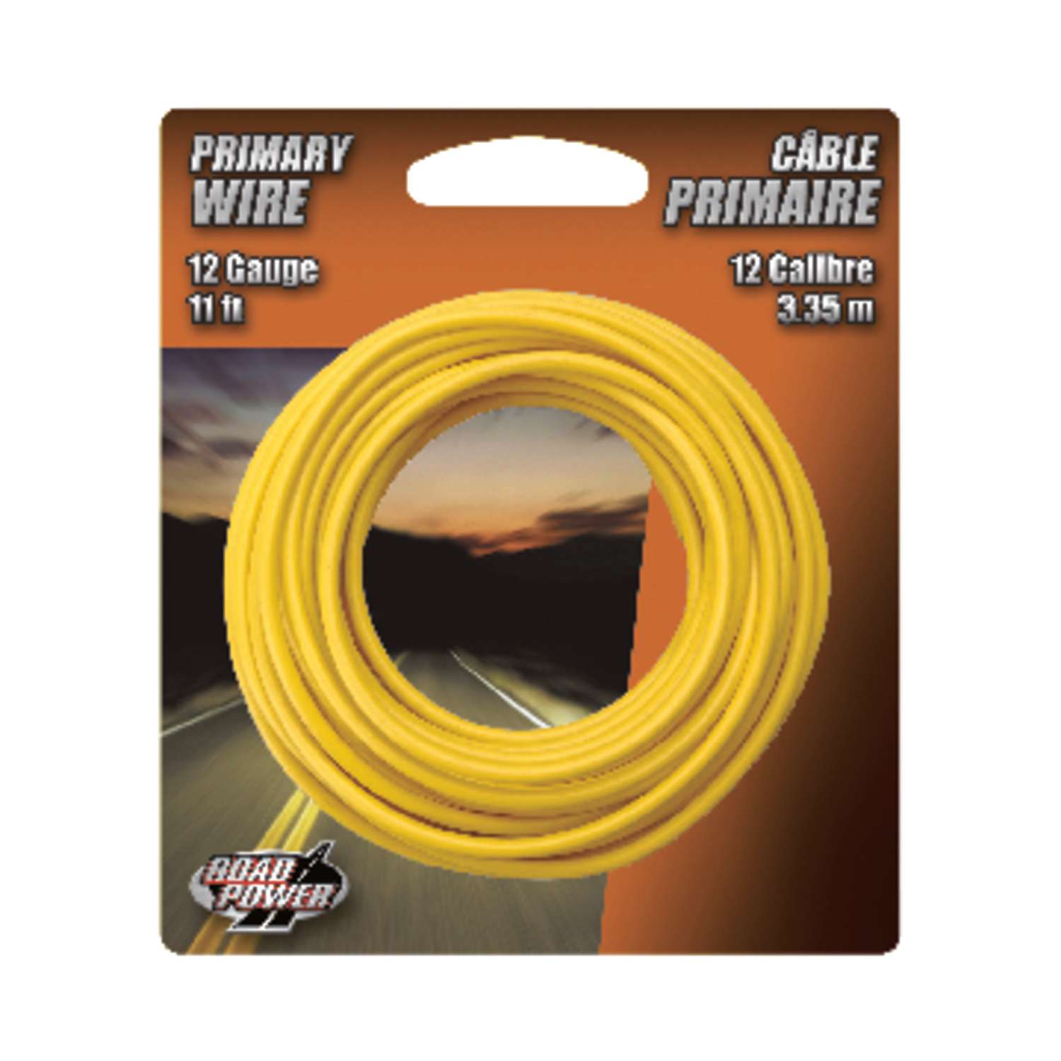 Coleman Cable 11 ft. 12 Ga. Primary Wire Yellow - Ace Hardware