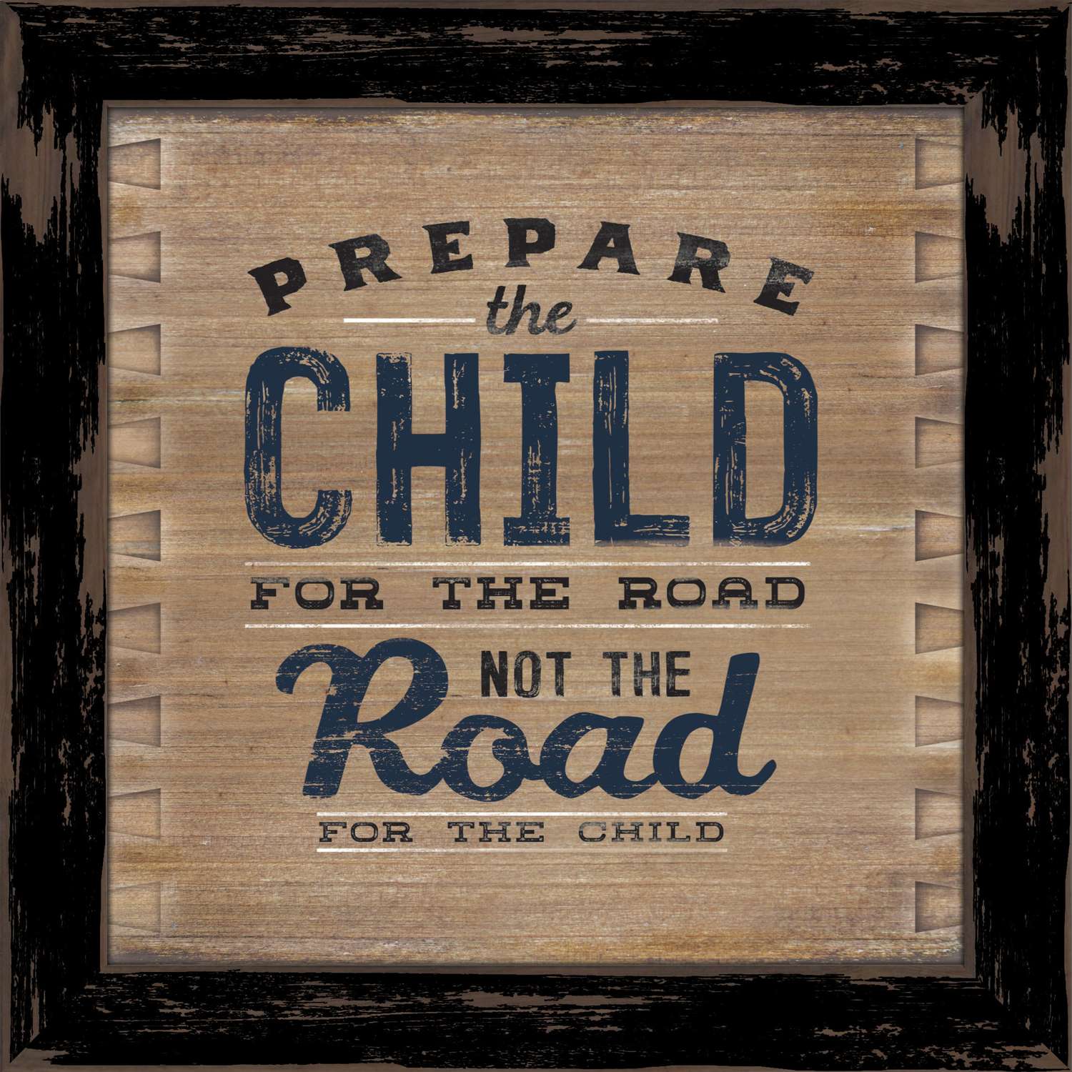 Open Road Brands 7.5 in. H X 1.5 in. W X 7.5 in. L Wood Sign - Ace Hardware