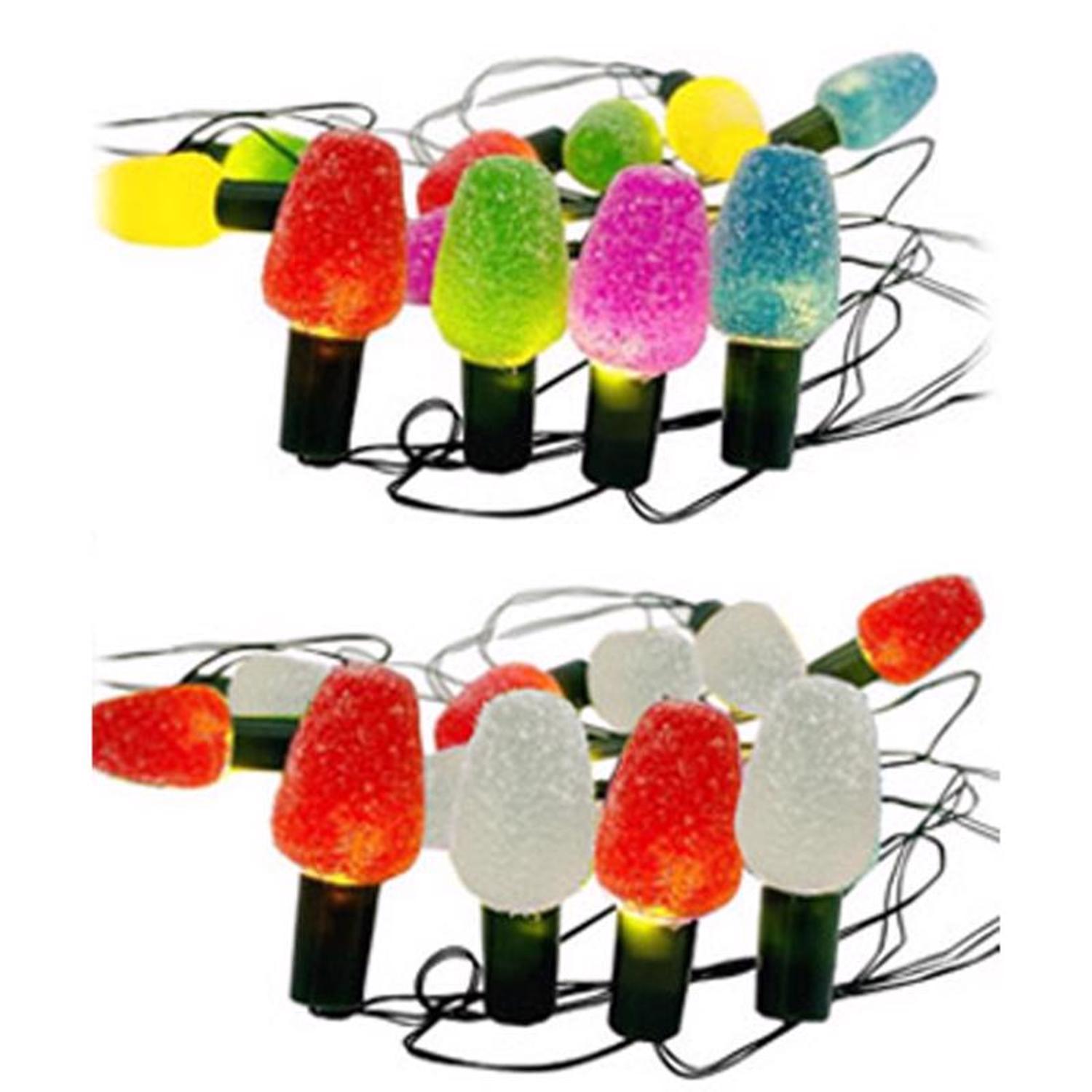 Celebrations LED Multicolored 15 ct Novelty Christmas Lights 7 ft. Mfr ...
