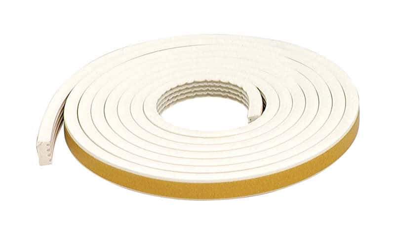 M-D White Rubber Weatherstrip For Doors and Windows 10 ft. L X 5/16 in ...