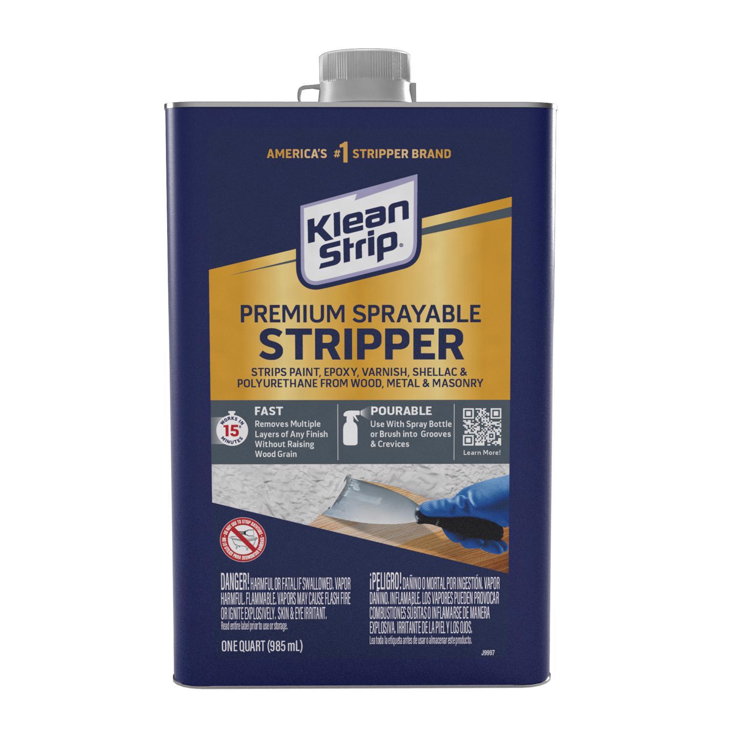 Klean Strip Sprayable Fast Paint and Varnish Stripper 1 qt Mfr# QKSS251 ...