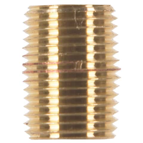 1/2 in. MPT Brass Close Nipple - Ace Hardware