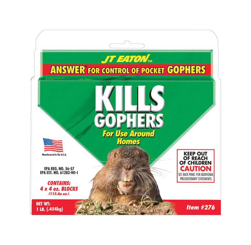 JT Eaton Answer Toxic Bitrex Bait Blocks For Gophers and Moles 1 lb 4 ...