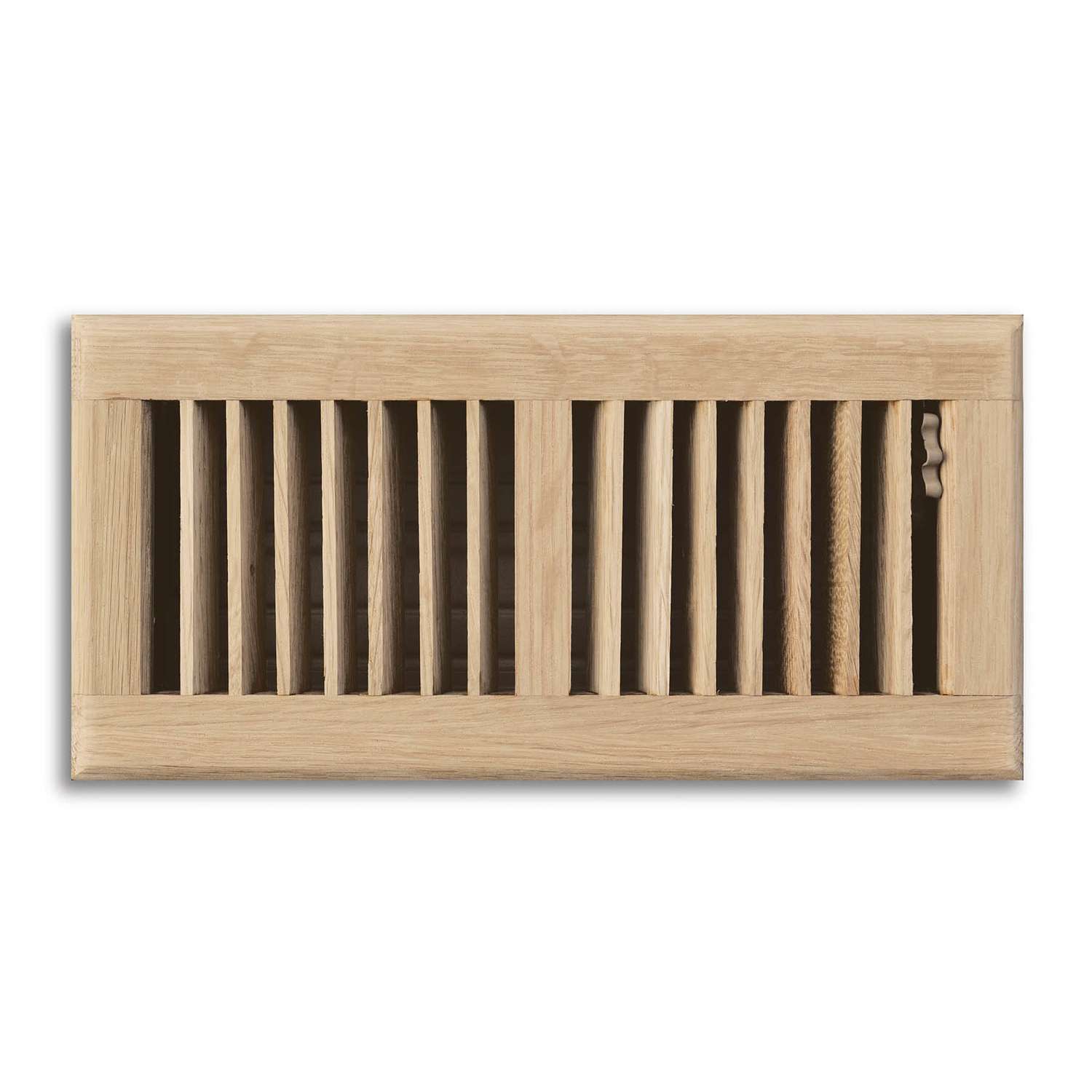 Tru Aire 4 in. H X 10 in. W 2-Way Oak Brown Steel Floor Diffuser - Ace ...
