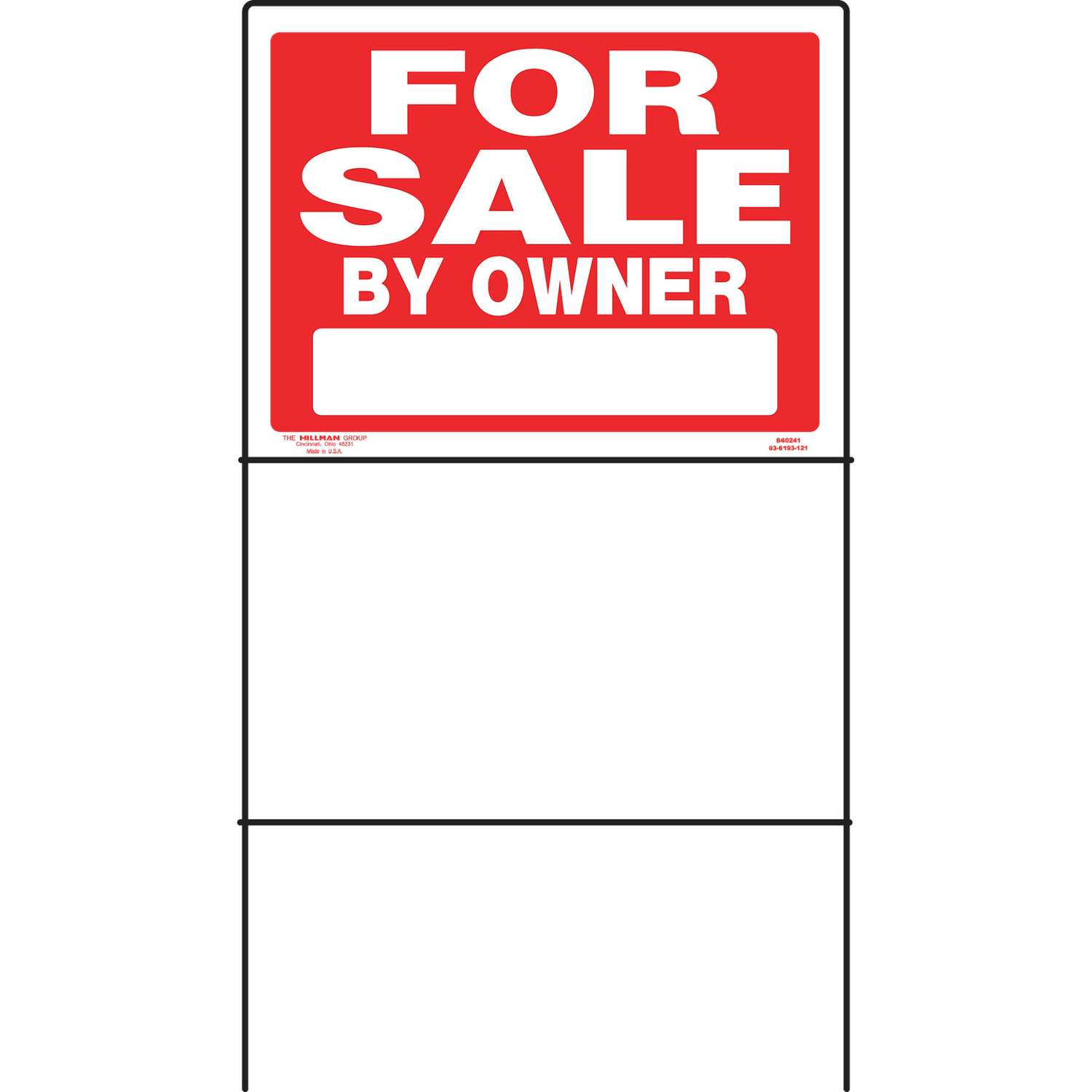 Hillman English Red For Sale Sign 18 in. H X 24 in. W - Ace Hardware