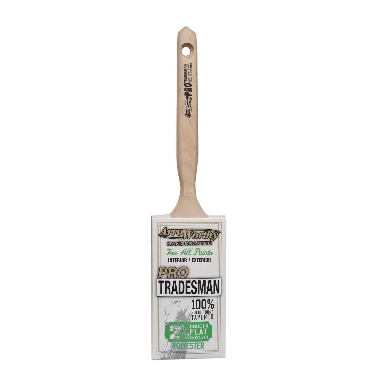 ArroWorthy Pro-Tradesman 2-1/2 in. Medium Soft Flat Paint Brush - Ace ...