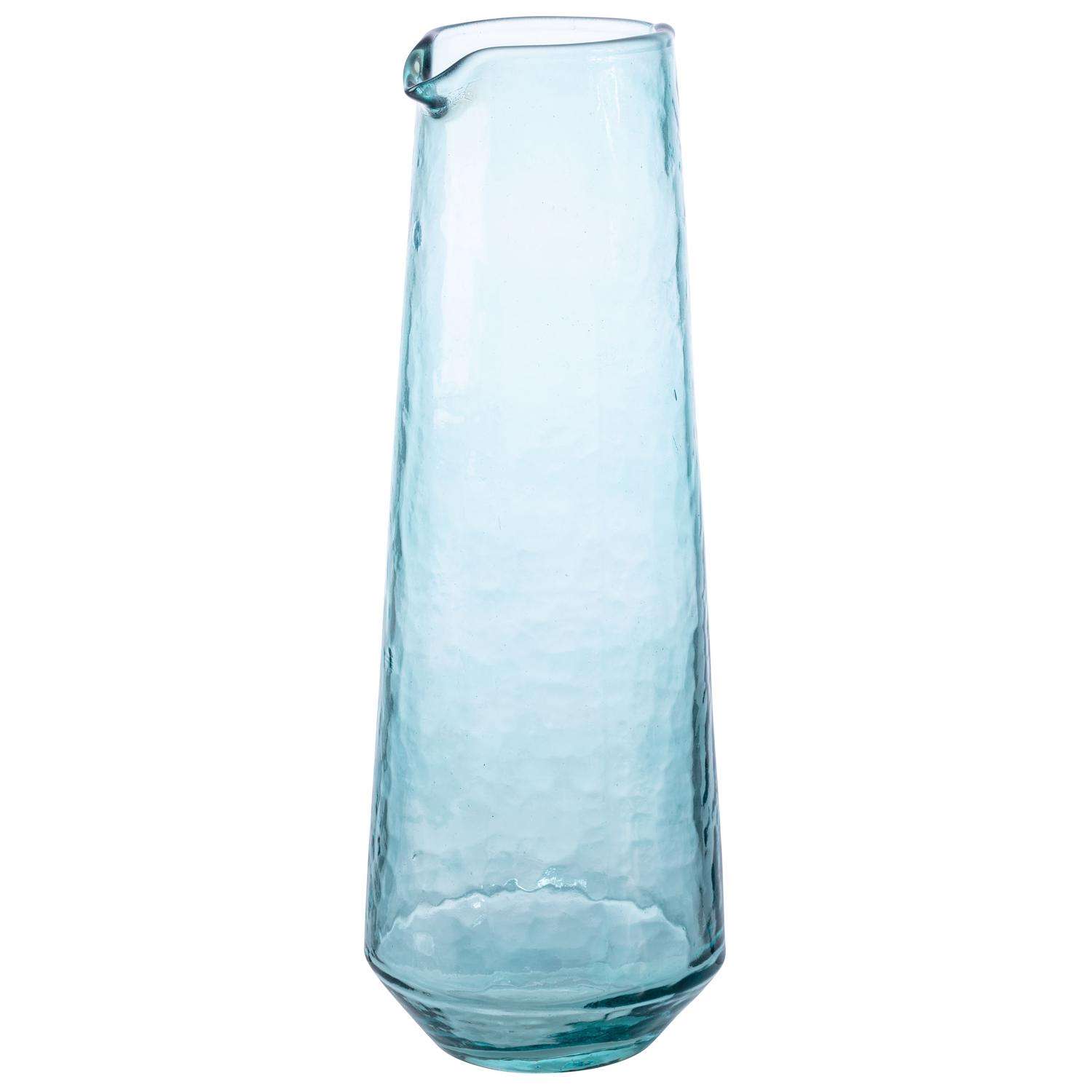Karma Gifts Catalina Teal Glass Pitcher 4.25 in. D 1 pk - Ace Hardware