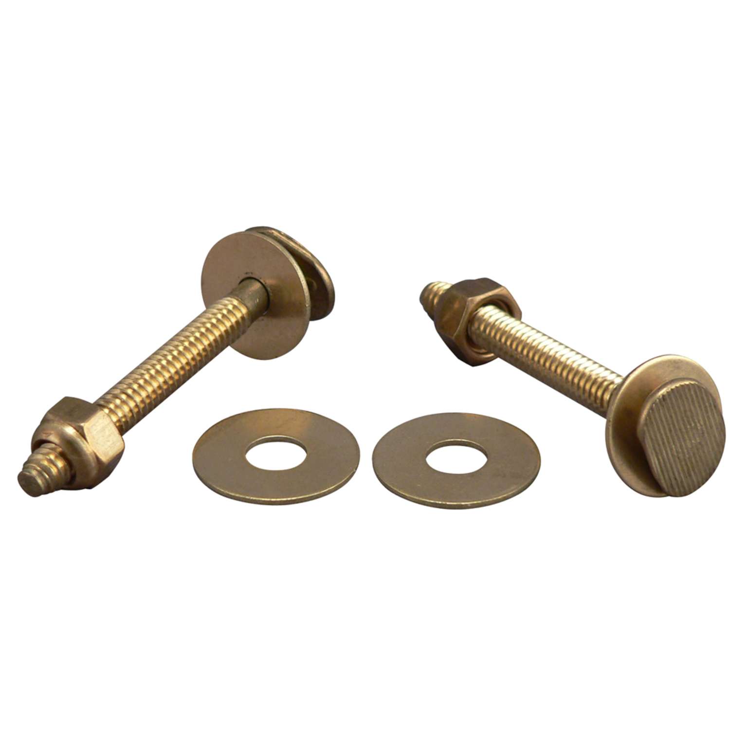 Plumb Pak Toilet Bolt Set Brass - Ace Hardware