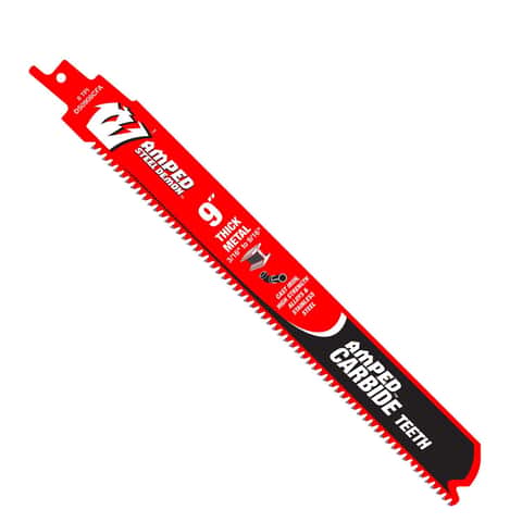 Diablo Amped 9 in. Carbide Tipped Reciprocating Saw Blade 8 TPI 1 pk ...