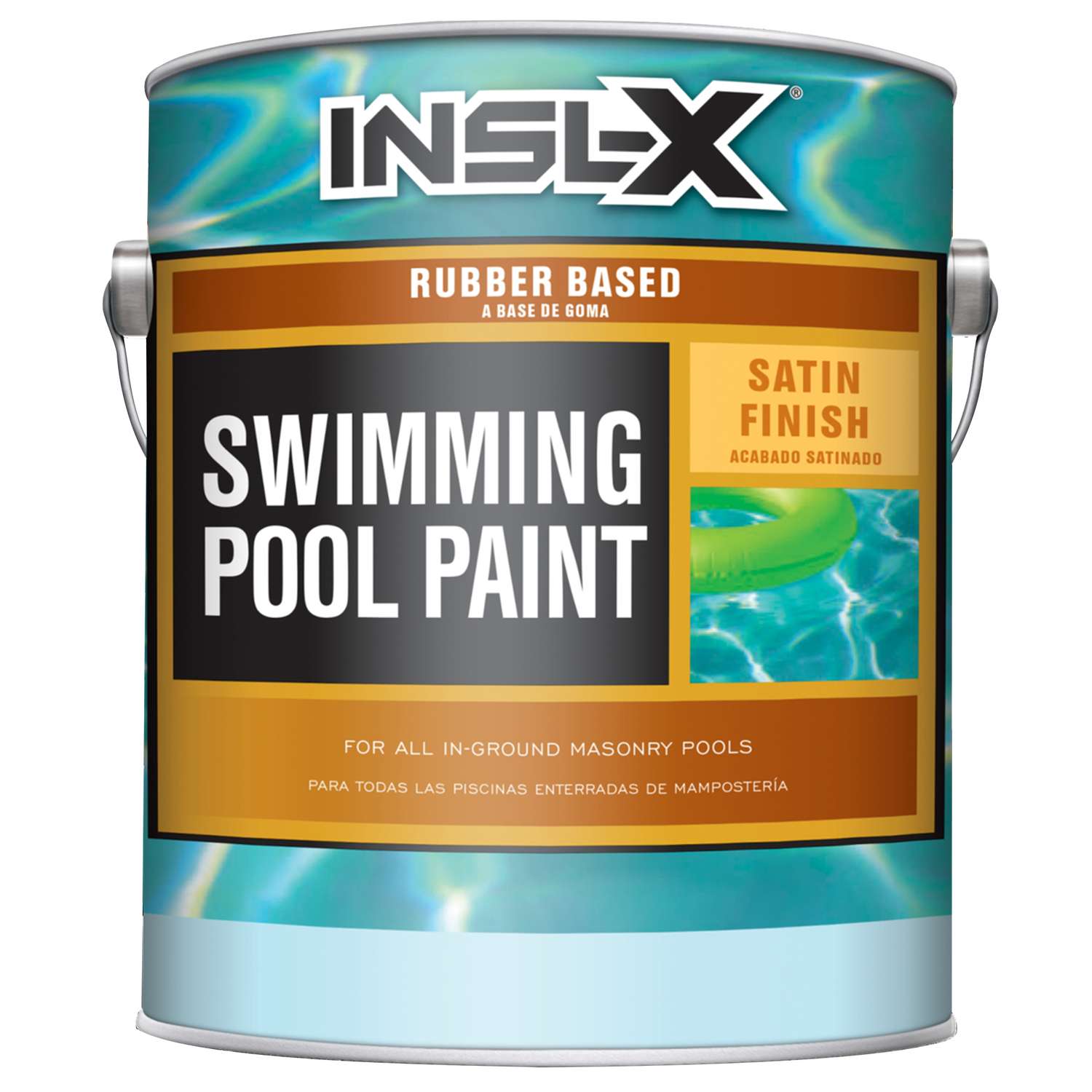 Insl-X Indoor and Outdoor Satin Royal Blue Synthetic Rubber Swimming ...