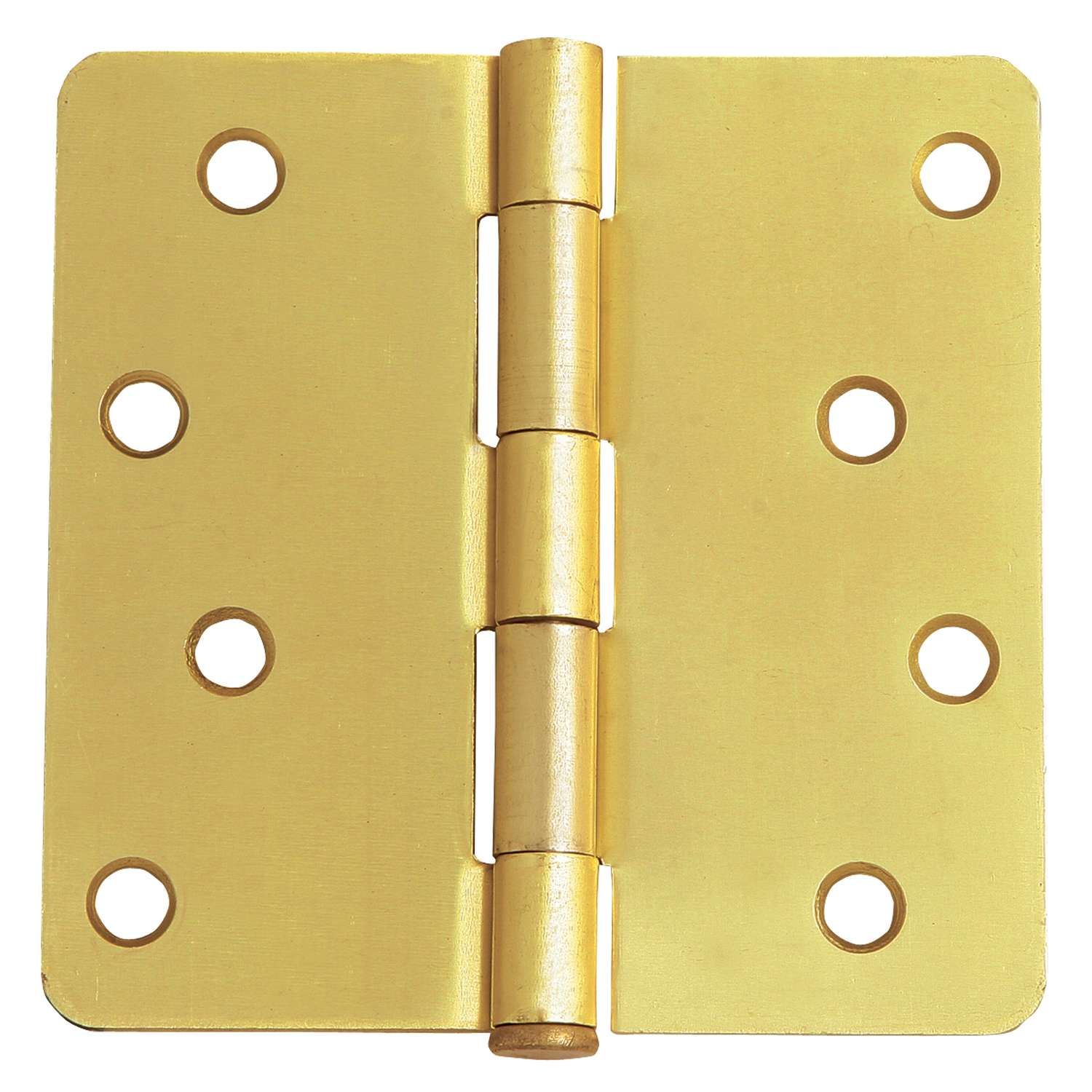 Design House 4 in. L Satin Brass Door Hinge 1 ct - Ace Hardware