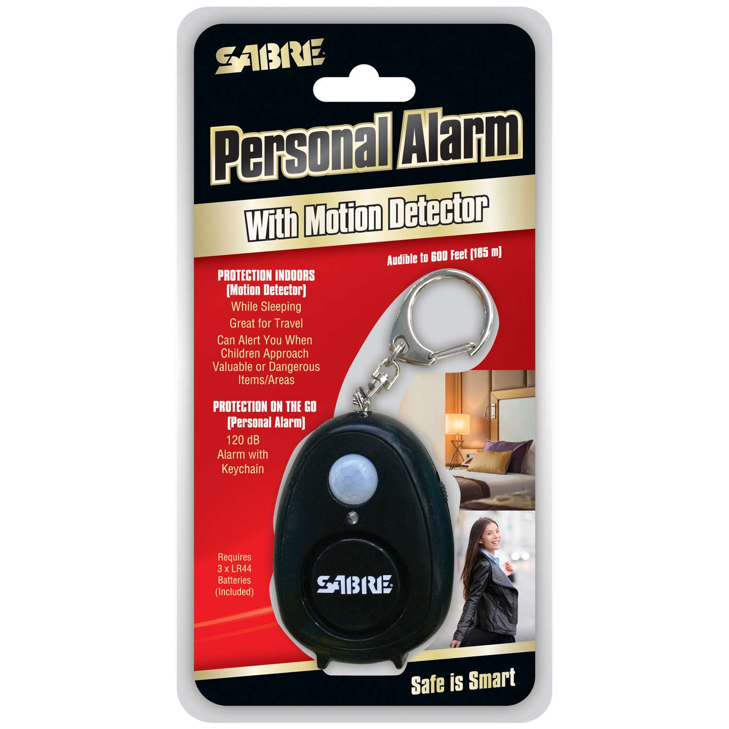 Sabre Black Plastic Personal Security Alarm - Ace Hardware