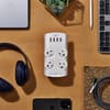360 Electrical Revolve 4 outlets Wall Tap Surge Protector White 1080 J ...