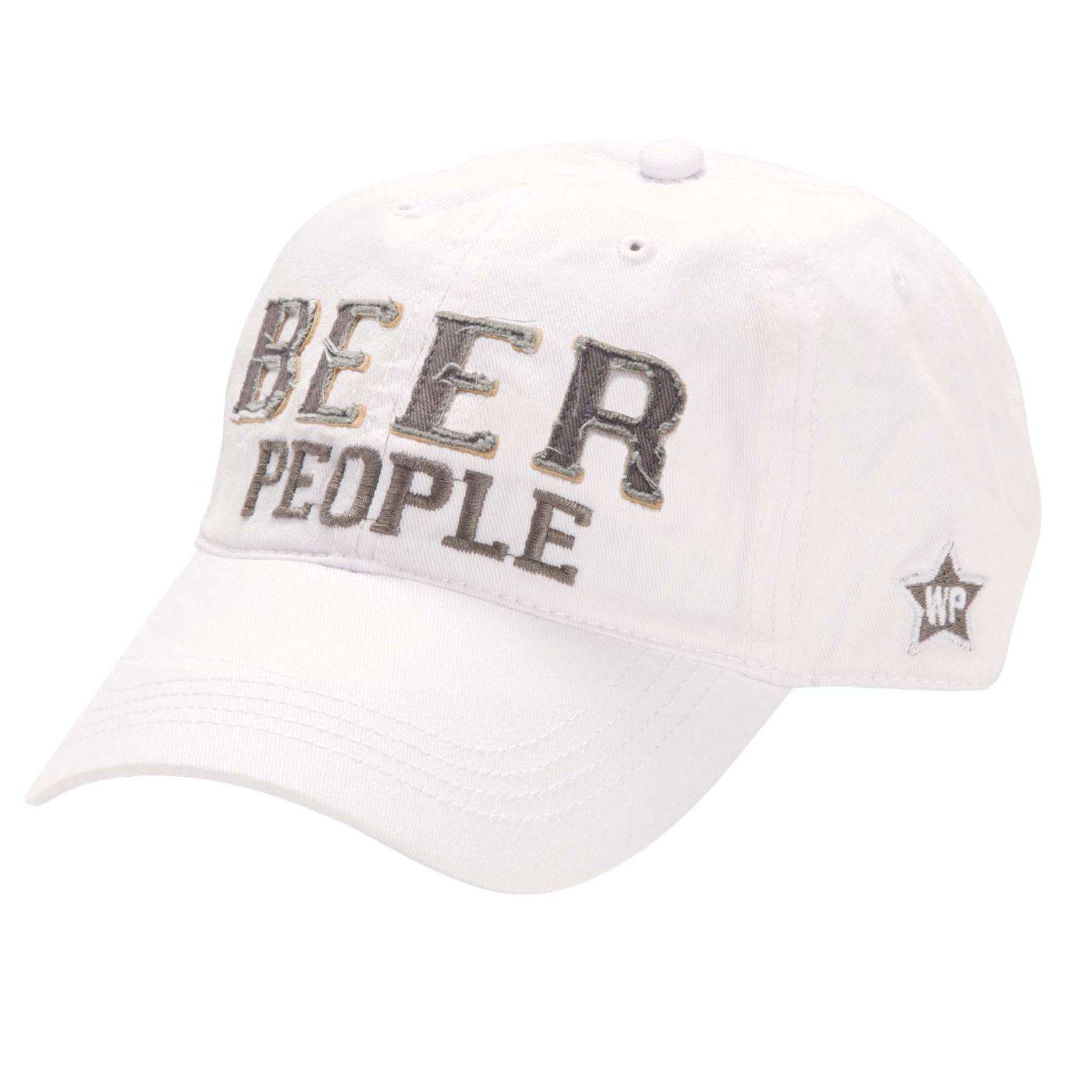 Pavilion We People Beer People Baseball Cap White One Size Fits All - Ace Hardware