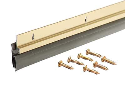 M-D Gold Aluminum/Vinyl Sweep For Doors, Doors 36 in. L x 1/8 in. - Ace ...