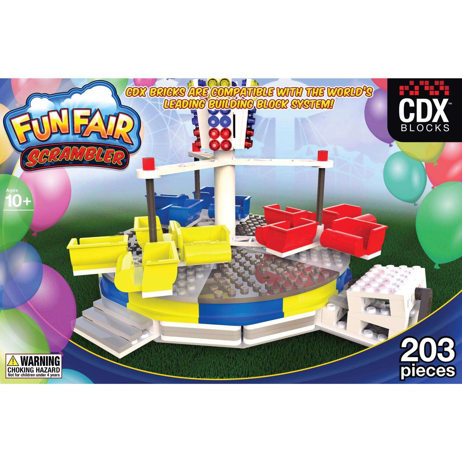 Coaster Dynamix Fun Fair Scrambler Ride Building Set Multicolored 203 ...