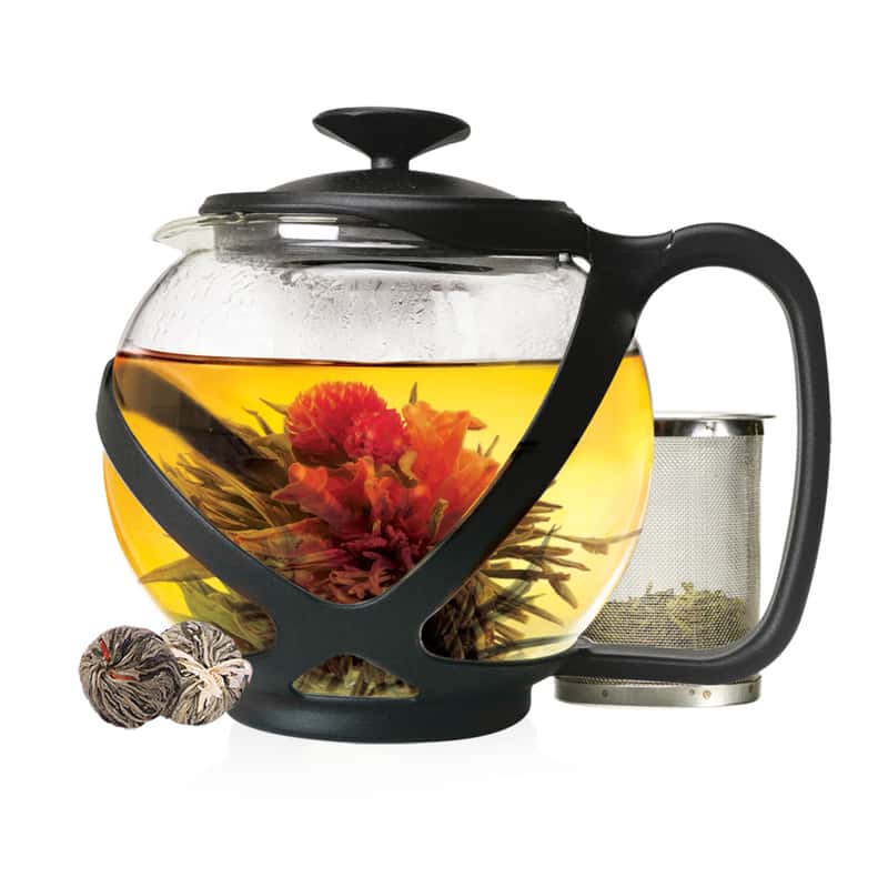 Primula Tempo Round Black Glass 40 oz Teapot - Ace Hardware