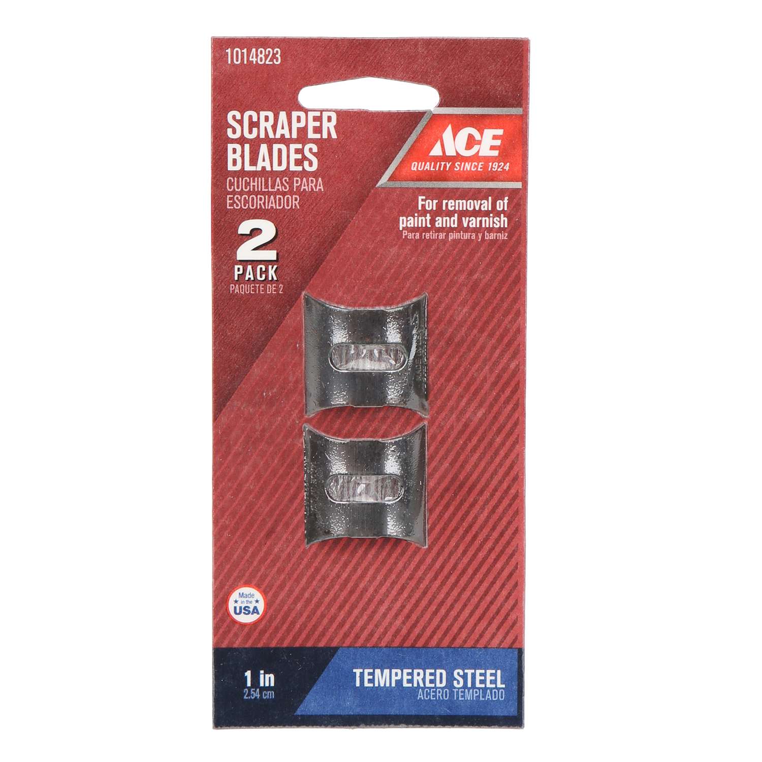 Ace 1 in. W High Carbon Steel Double Edge Paint Remover Replacement ...