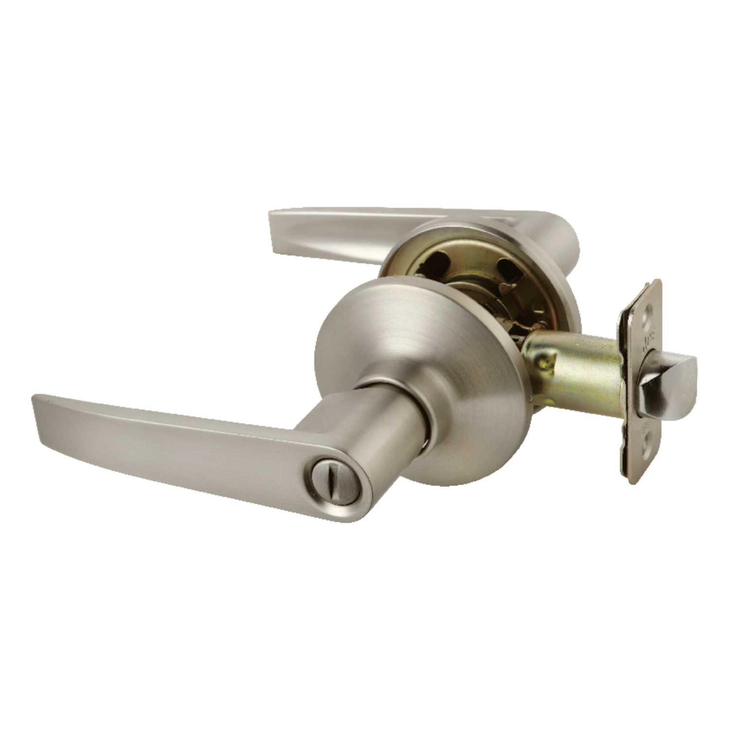 Ace Straight Lever Satin Stainless Steel Privacy Lockset ANSI Grade 3 1 ...