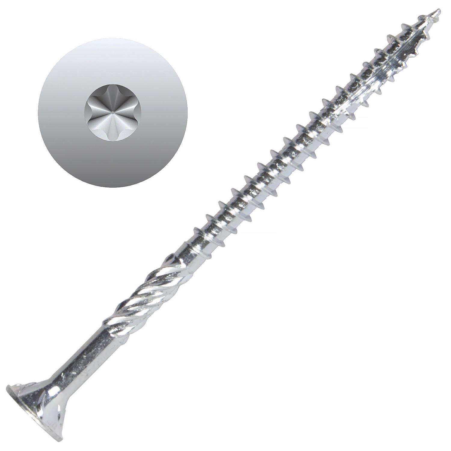 Screw Products AXIS No. 8 X 2.5 in. L Star Flat Head Structural Screws ...