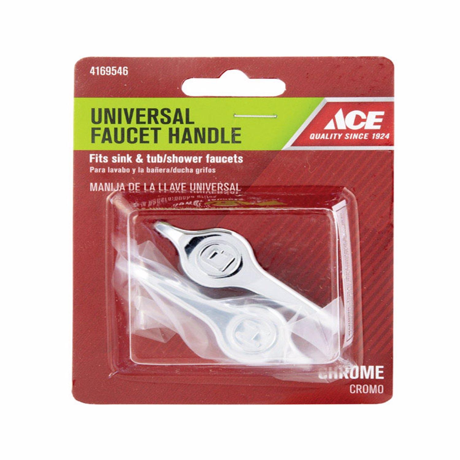 Ace For Universal Chrome Sink and Tub and Shower Faucet Handles - Ace ...
