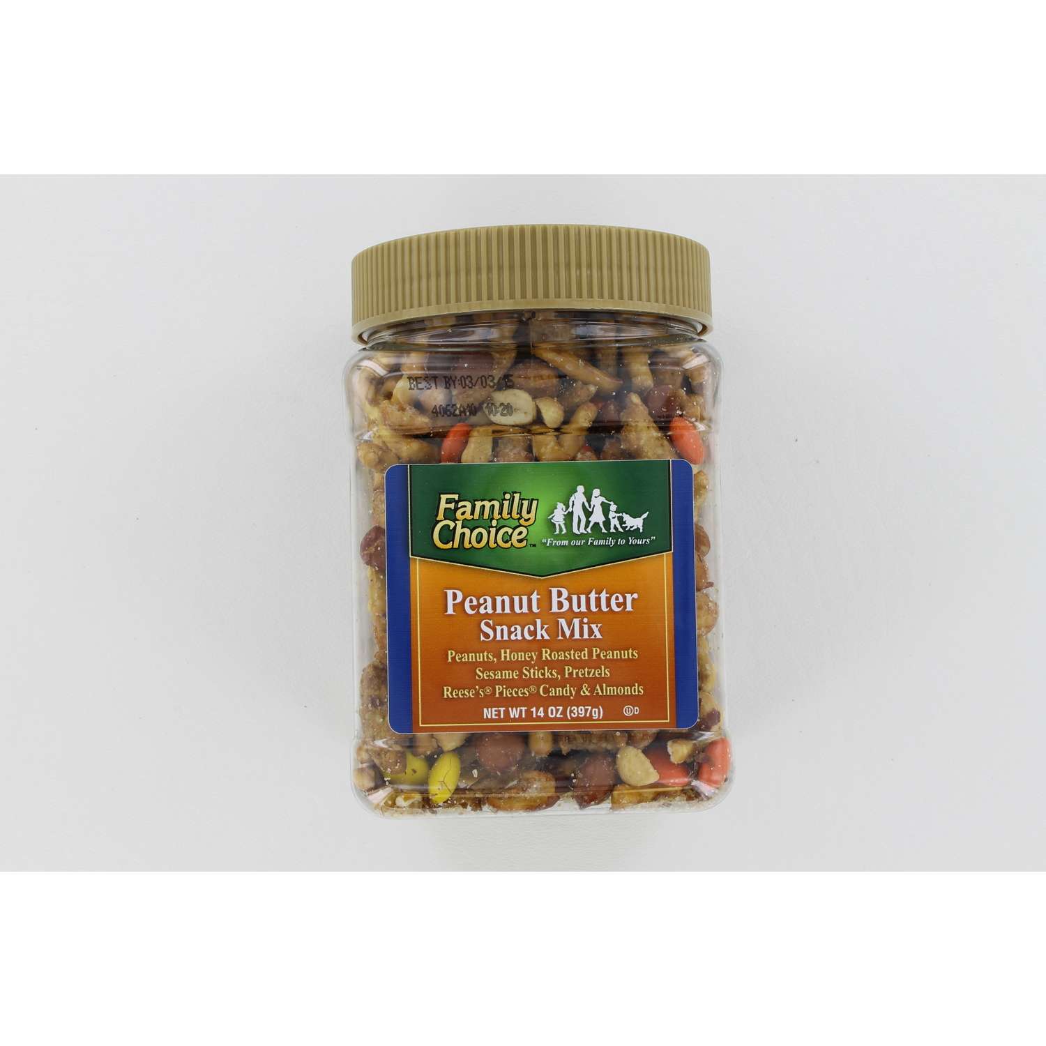 Family Choice Peanut Butter Snack 14 oz Jar Mfr# 892 - Ace Hardware