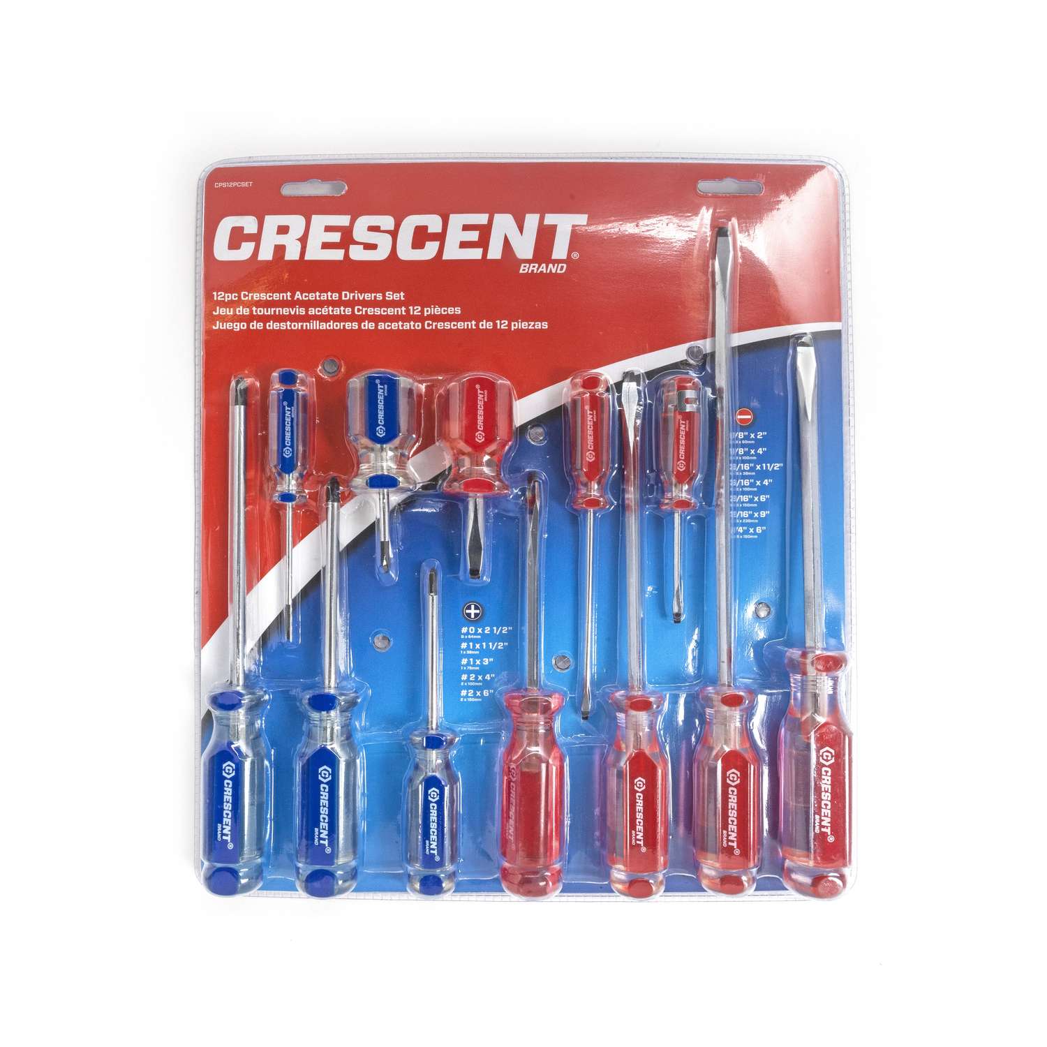 Crescent Phillips/Slotted Screwdriver Set 12 pc - Ace Hardware