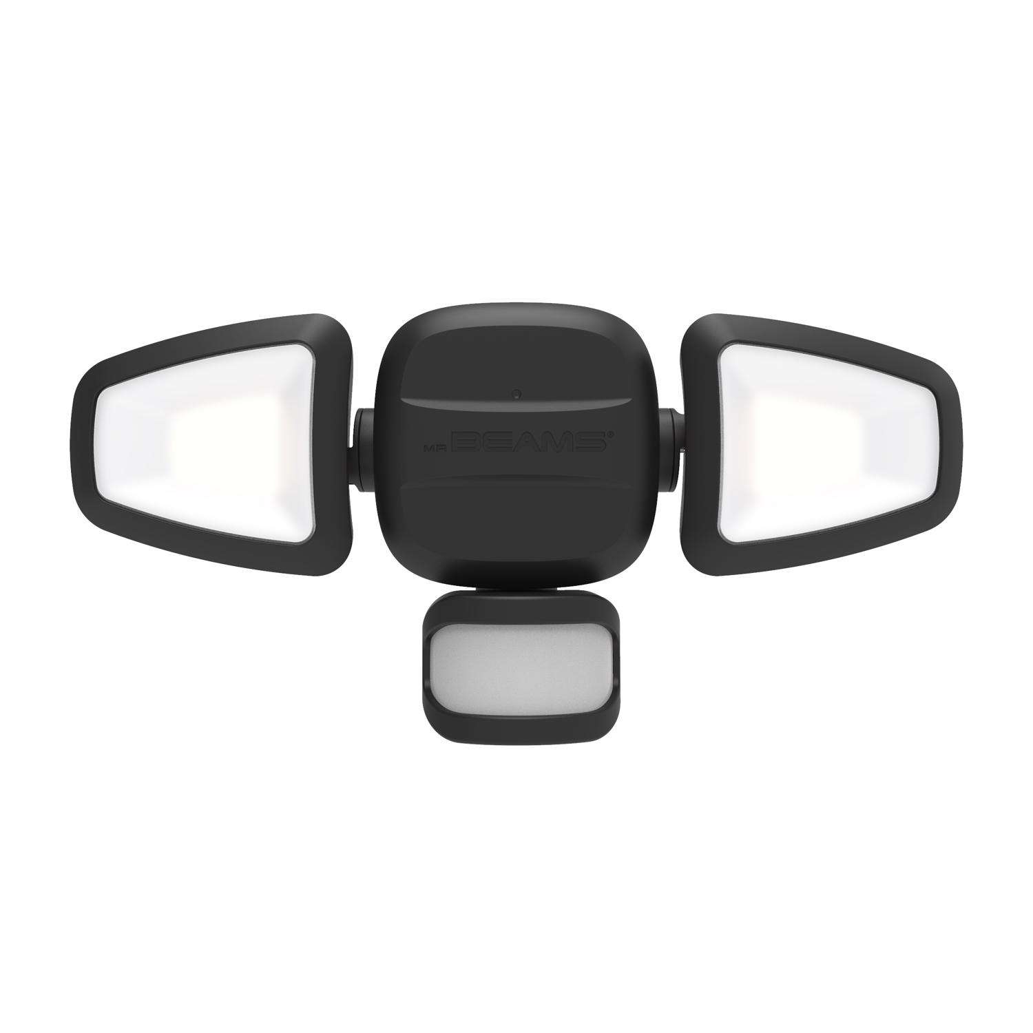 Mr. Beams Motion-Sensing Battery Powered LED Black Security Light - Ace ...