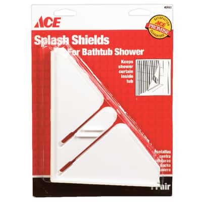 Ace White Plastic Splash Guard - Ace Hardware