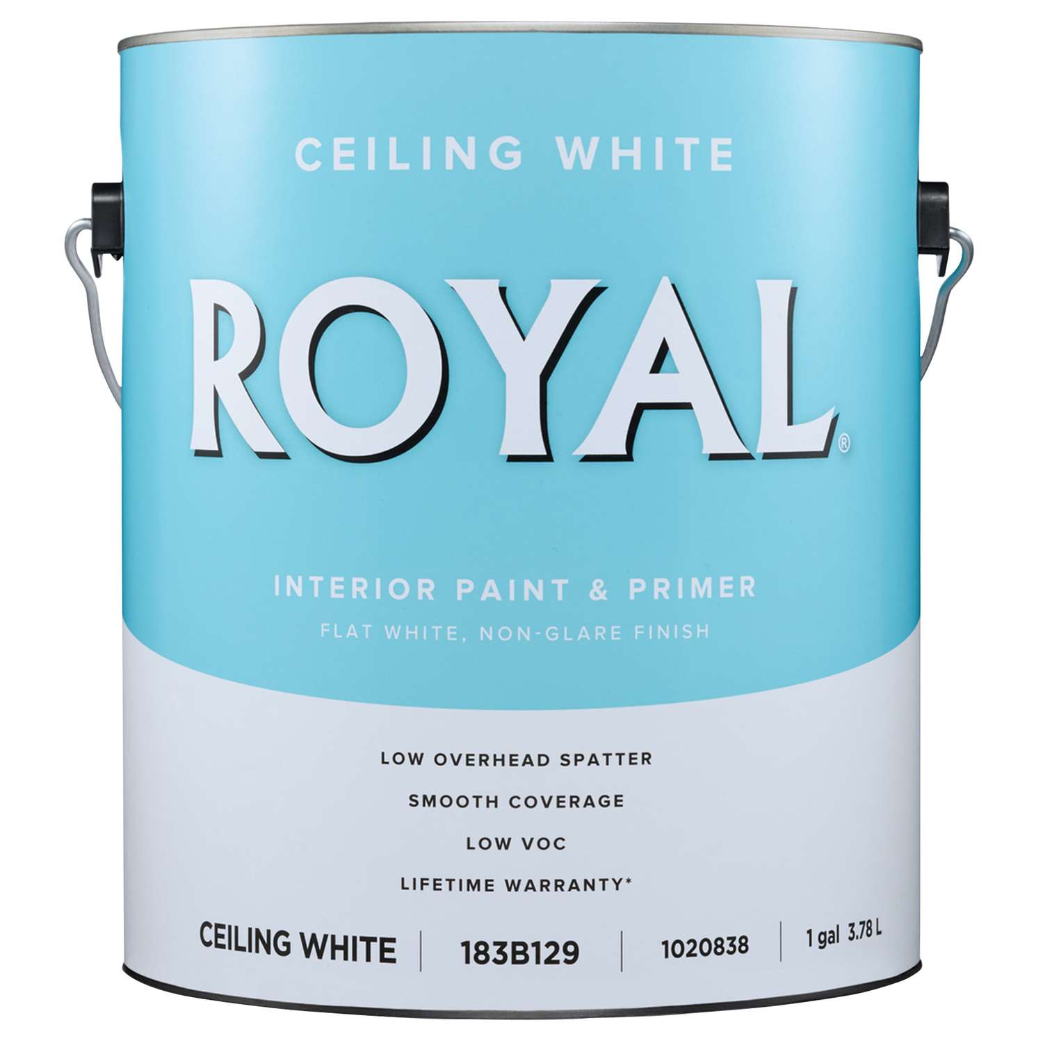 Royal Flat (Non-Glare) White Paint & Primer Interior 1 gal. - Ace Hardware