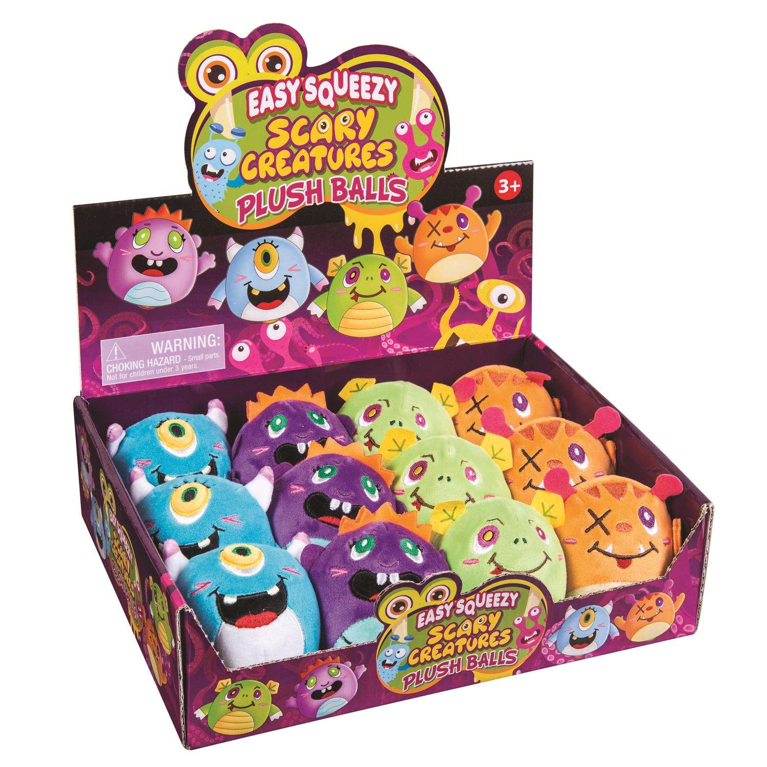 Playmaker Toys Scary Critters Plush Balls Assorted 1 pc Mfr# 19364 ...