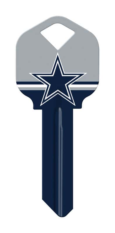 Hillman Dallas Cowboys Painted Key House/Office Universal Key Blank ...