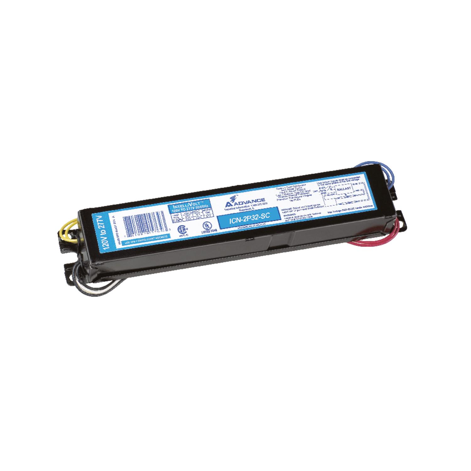 Philips Advance 32 W 120 V 2 lights Fluorescent Ballast For T8 - Ace ...