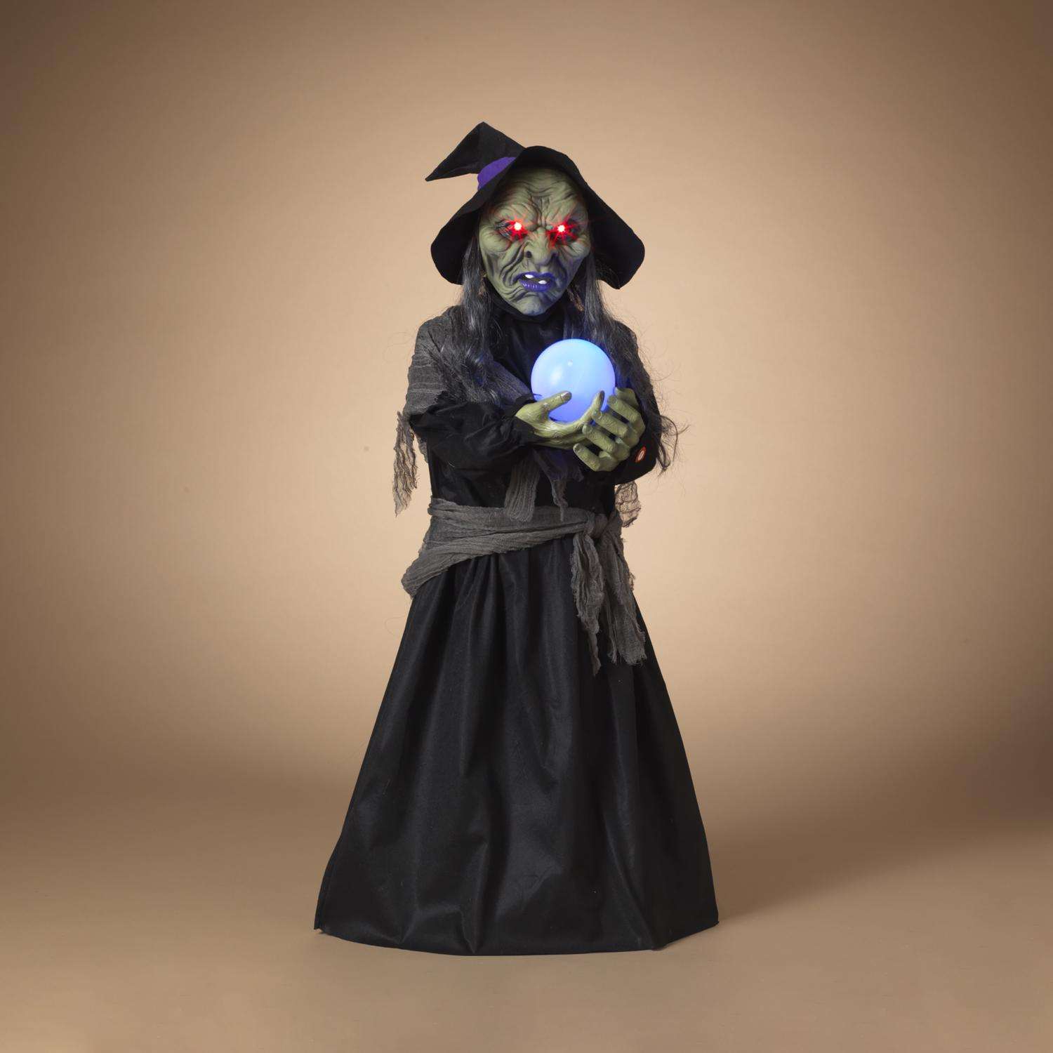 Gerson 44 in. Lighted Animated Witch Halloween Decor - Ace Hardware