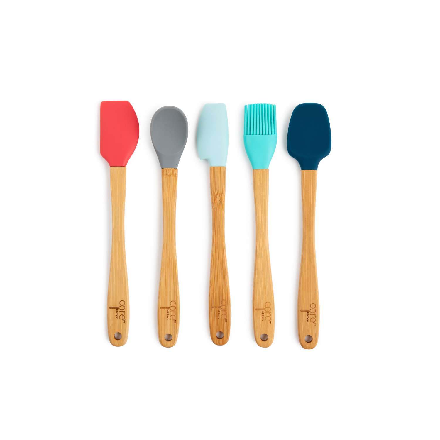 Core Kitchen Assorted Silicone/Wood Mini Utensil Set - Ace Hardware