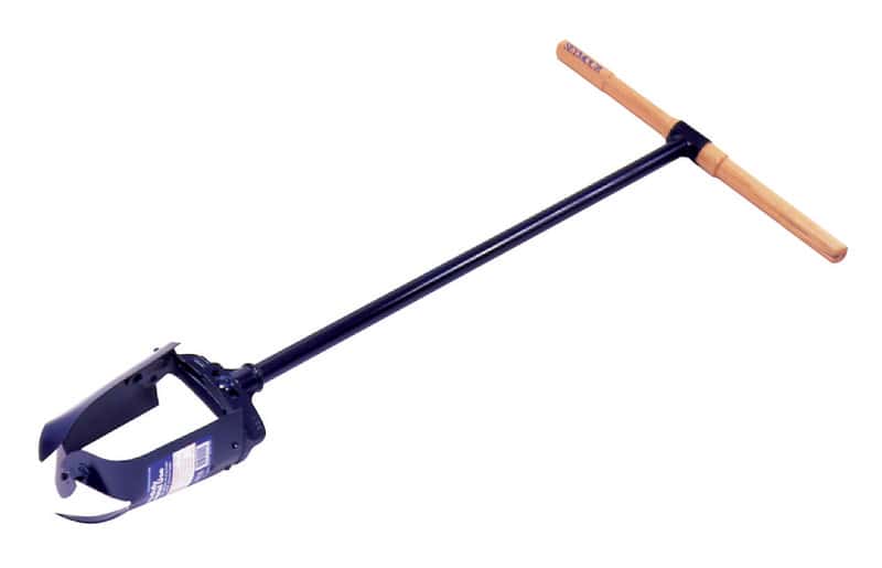 Seymour S500 Industrial 46.5 in. Steel Auger Post Hole Digger Wood ...